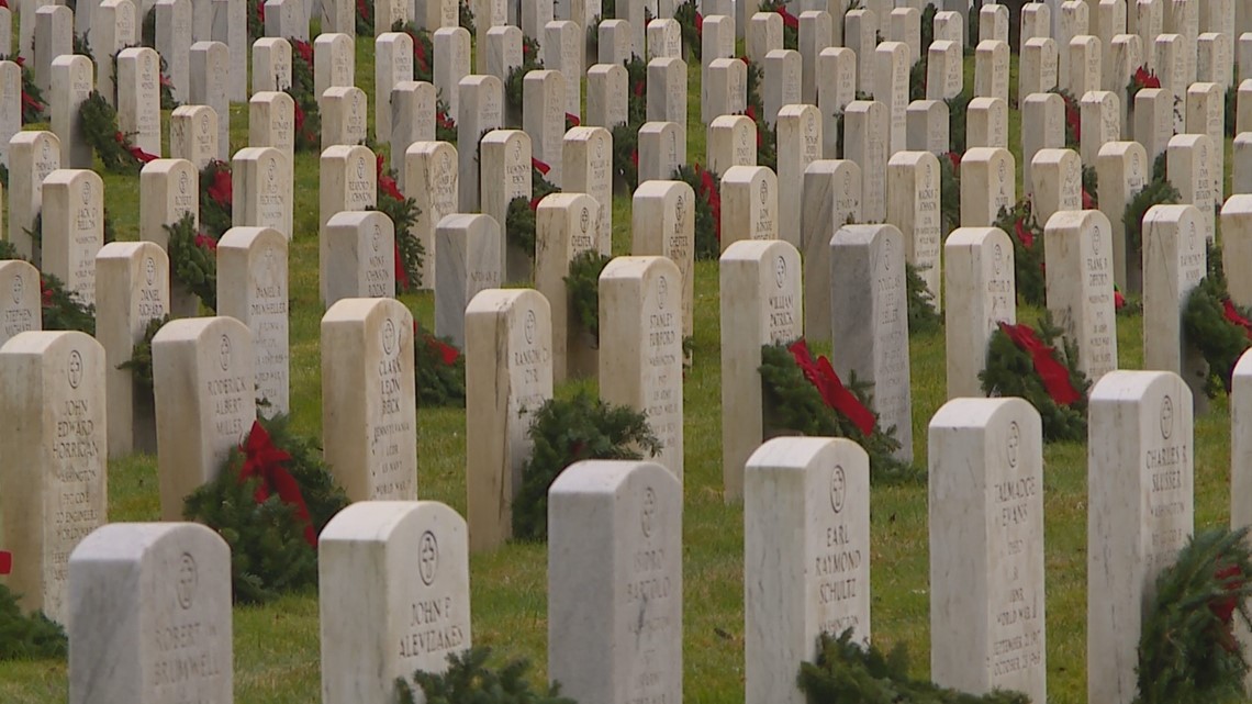 Washington cemeteries honor veterans with Wreaths Across America ...