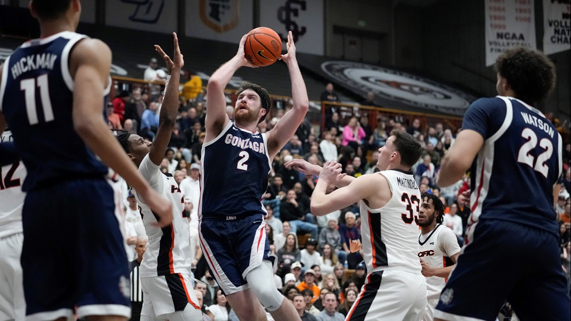 Drew Timme scores 38 as No. 6 Gonzaga tops Pacific 99-90 | king5.com