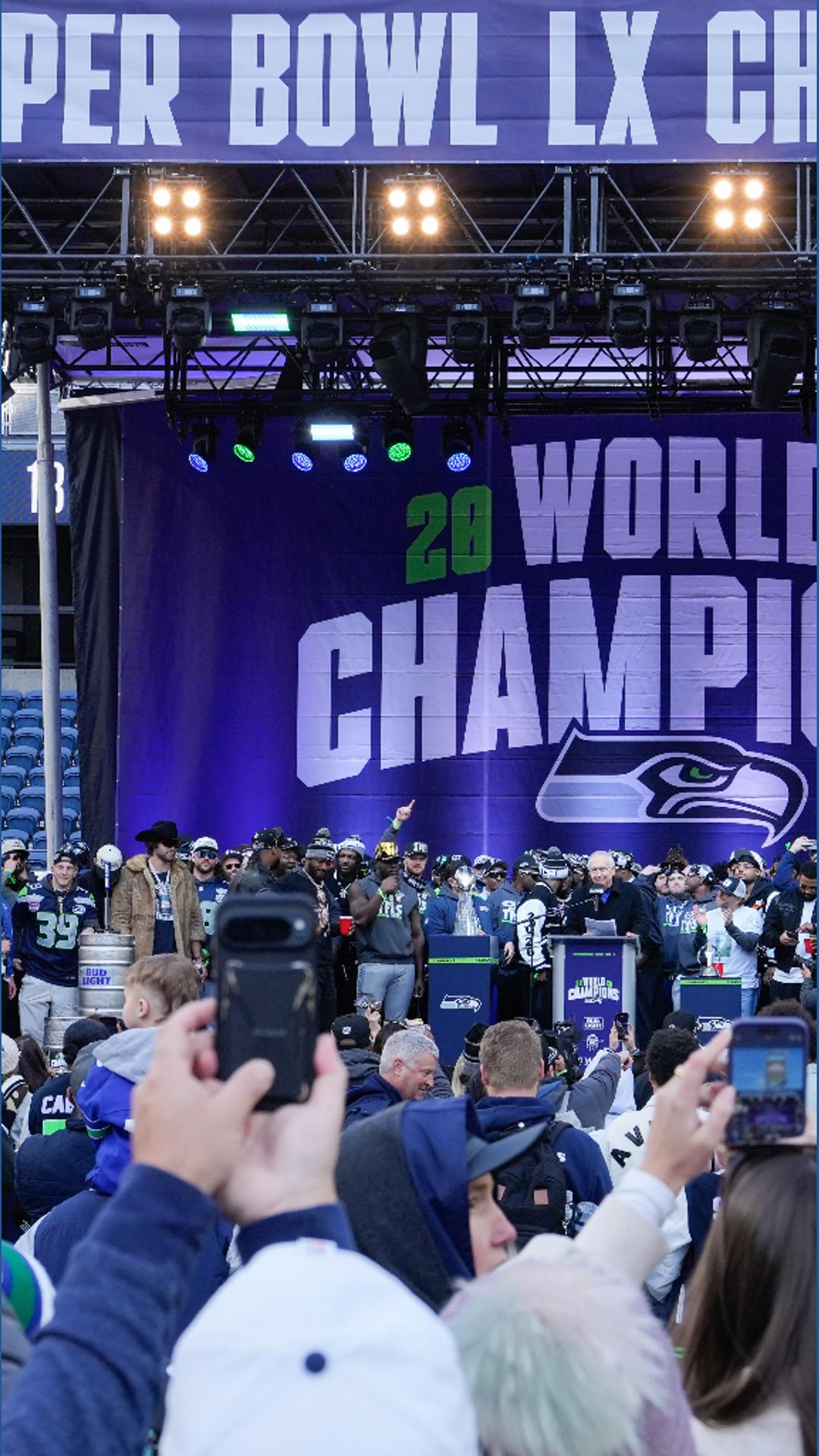 Seahawks Super Bowl ceremony inside Lumen Field | Full event | king5.com