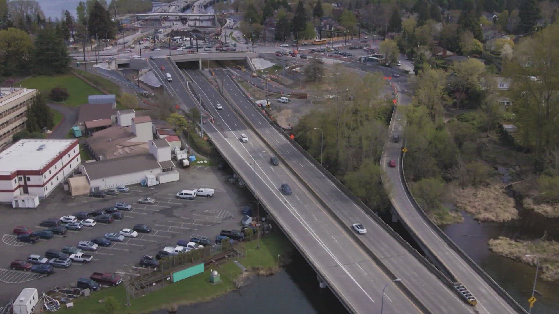 Portage Bay Bridge reconstruction officially underway | king5.com