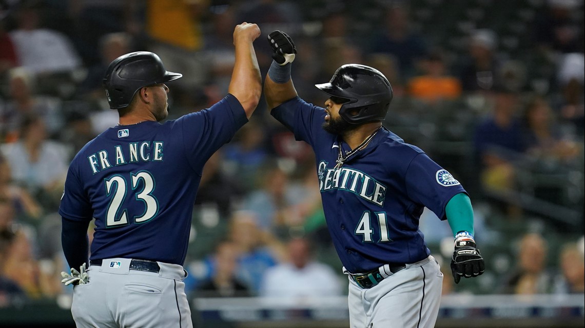 Raleigh, France lead Mariners to 9-3 victory over Tigers | king5.com