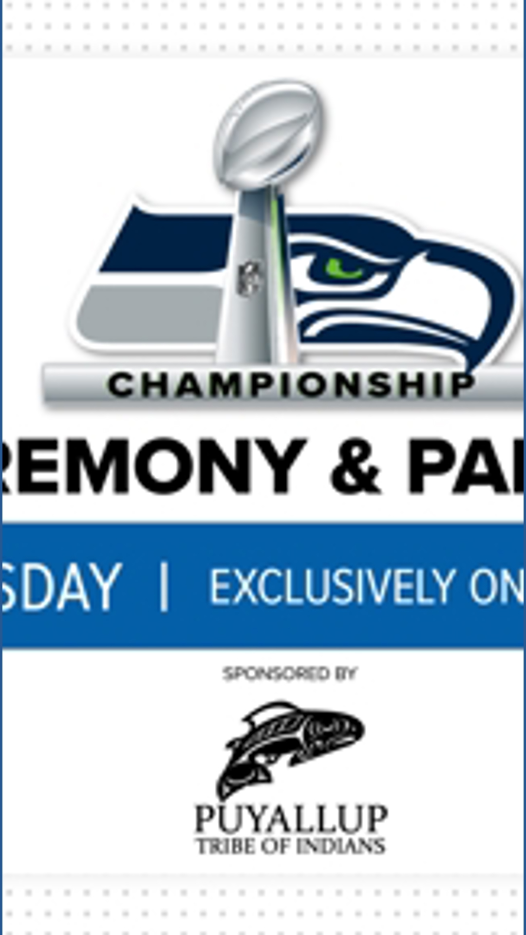 Here's when the Seahawks parade and ceremony will take place | king5.com