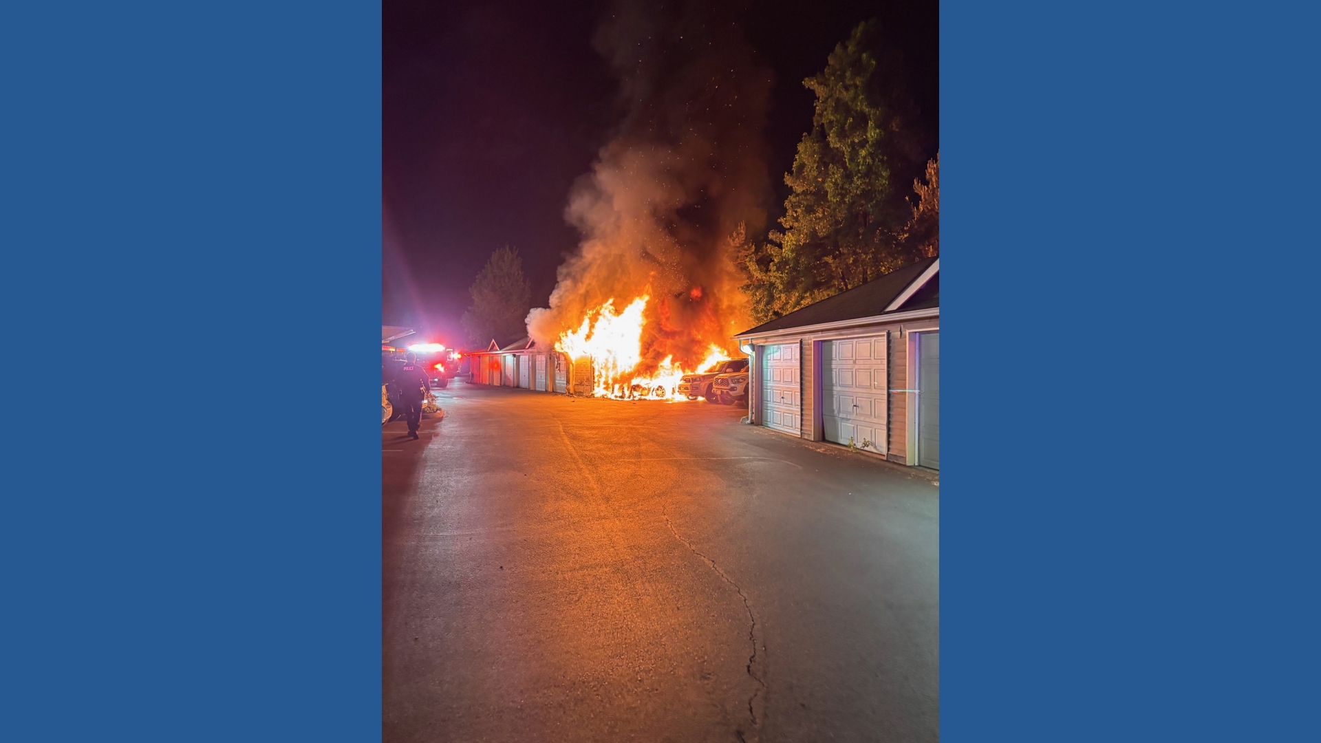 Vehicle fire spreads to garage units at Puyallup apartment complex ...
