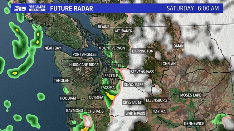 Snow, rain forecasted for western Washington, Seattle | king5.com