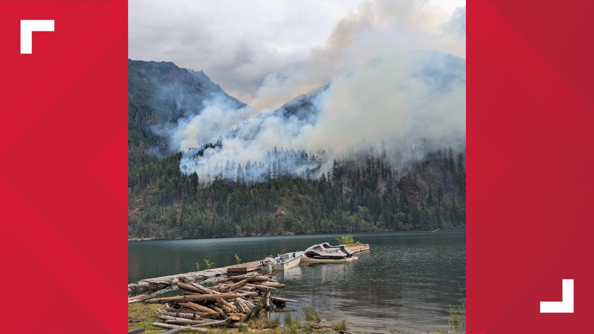Bear Gulch fire prompts additional closures in Olympic Mountains ...