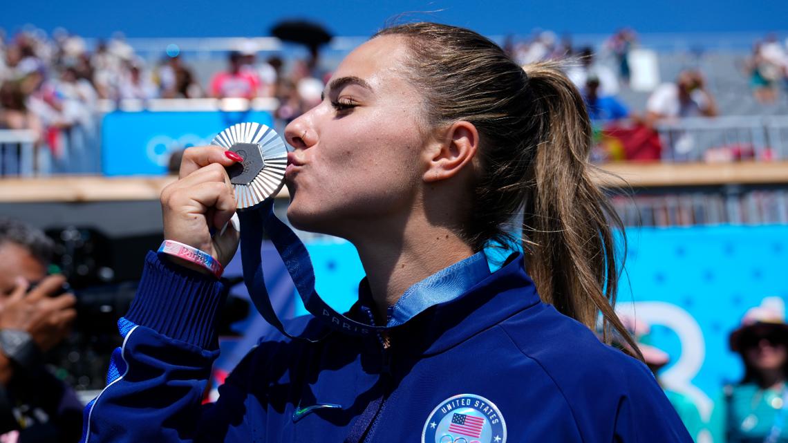 Nevin Harrison wins medal at Paris Olympics | king5.com