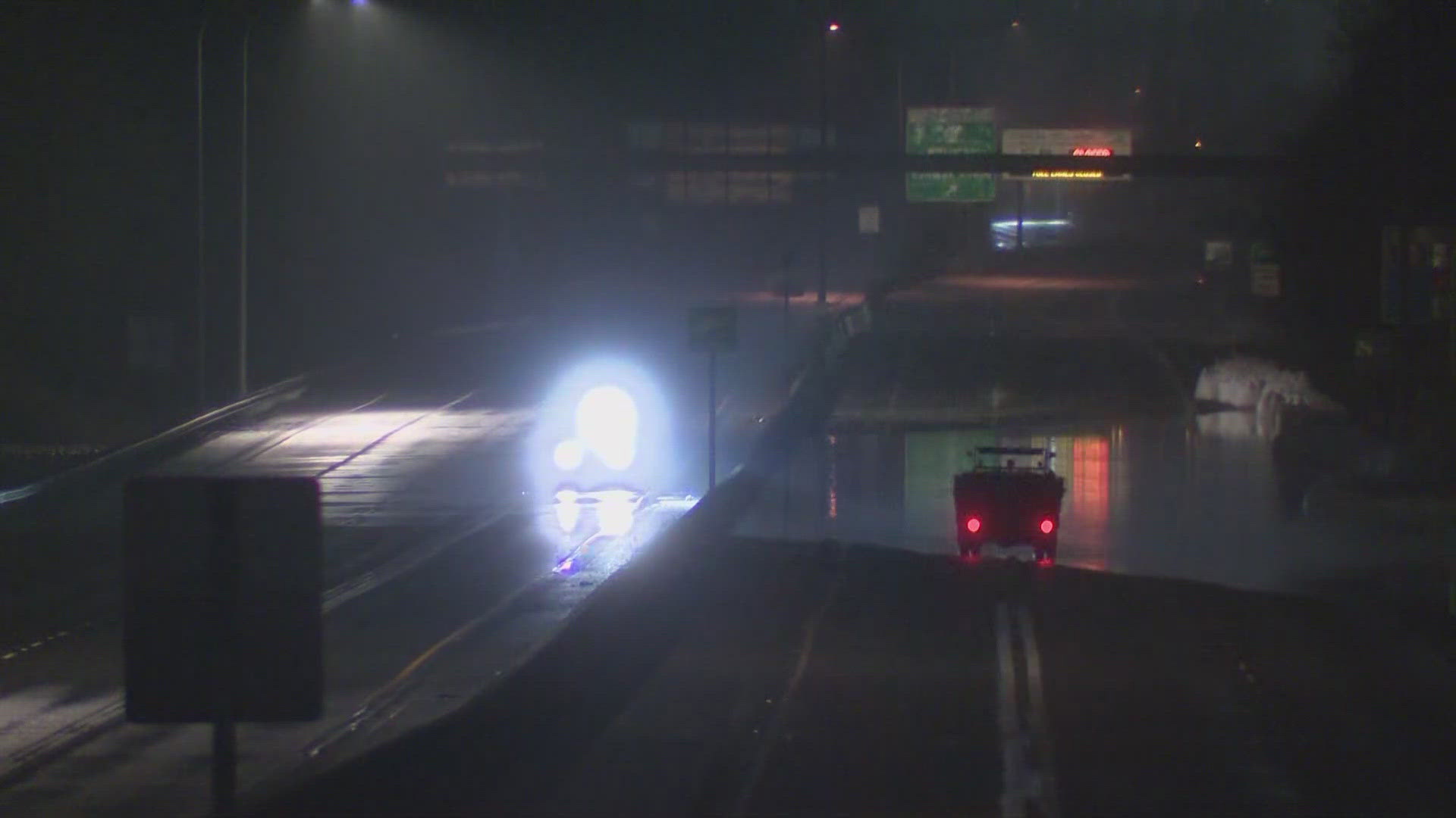 Northbound lanes of SR 167 still underwater Tuesday | king5.com