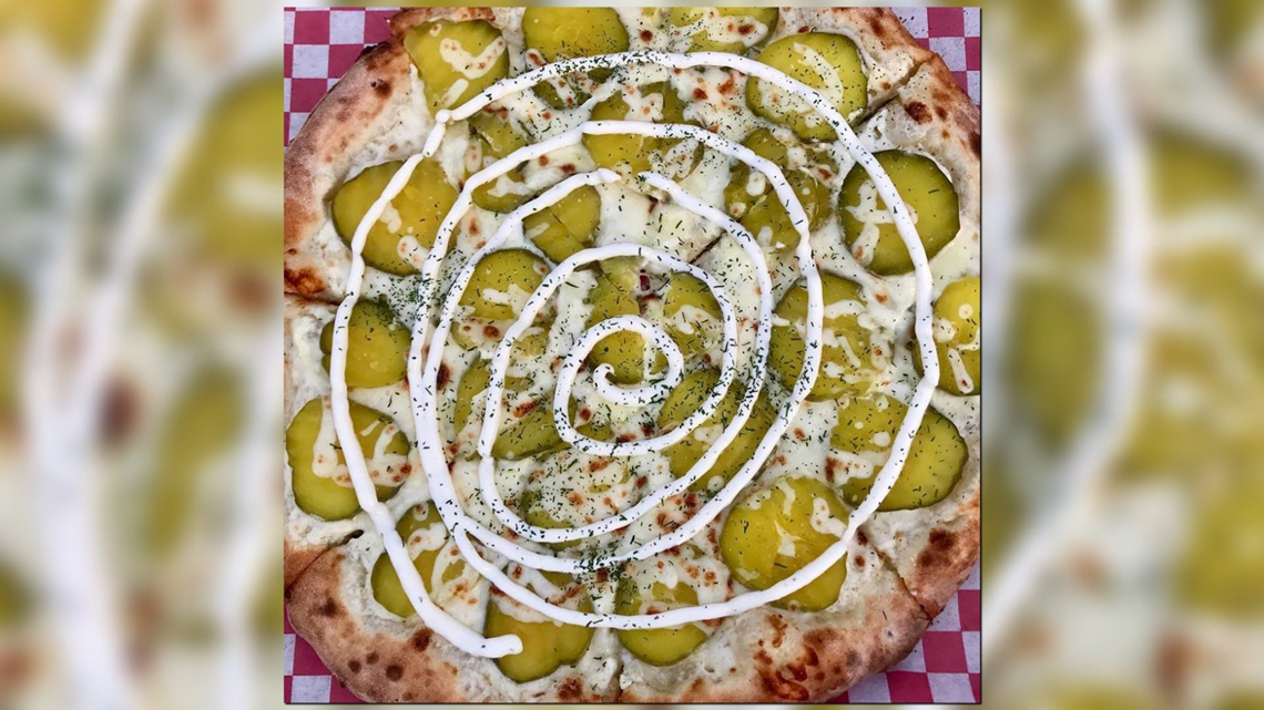 Fat Zach's innovates pizza by adding pickles | king5.com