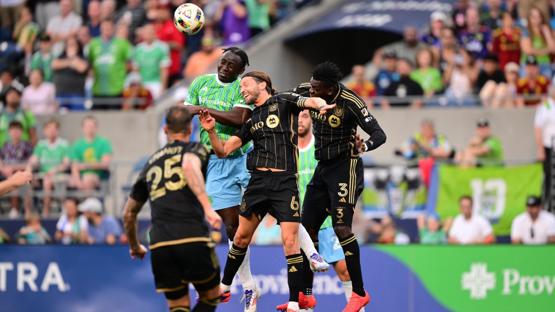 Denis Bouanga scores twice as LAFC snaps Sounders' five-match win ... Denis Bouanga scores twice as LAFC snaps Sounders' five-match win ...