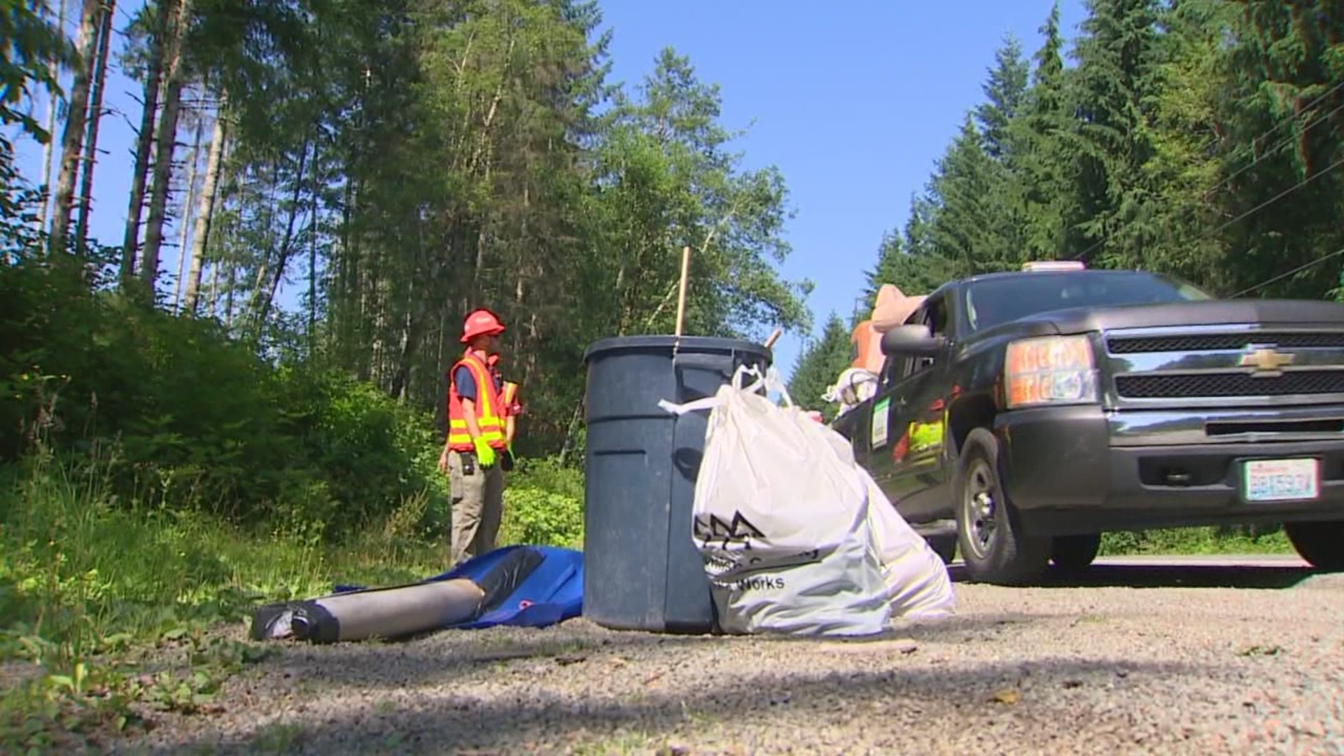 Snohomish County crew cleans up hundreds of miles of illegal dumping ...