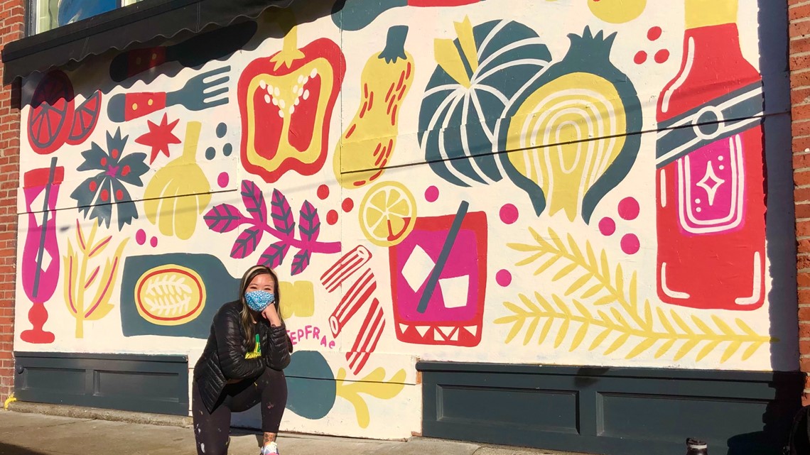 Meet the artist behind Seattle's colorful murals | king5.com