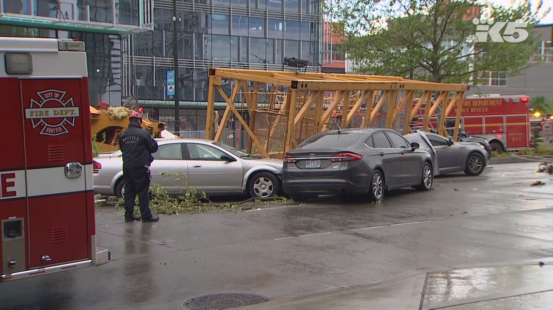 Construction crane collapse in Seattle | king5.com