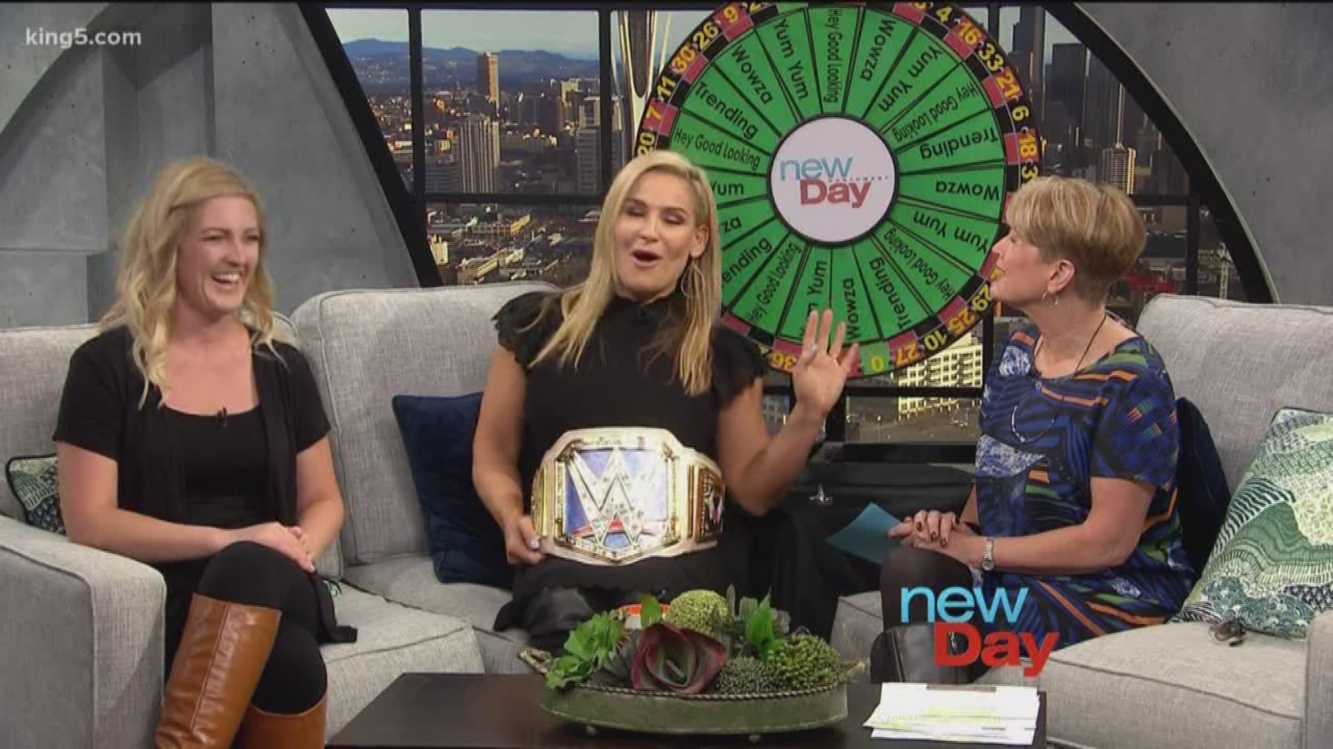 New Day Hot Topics with WWE's Natalya & KISW's Taryn Daly | king5.com
