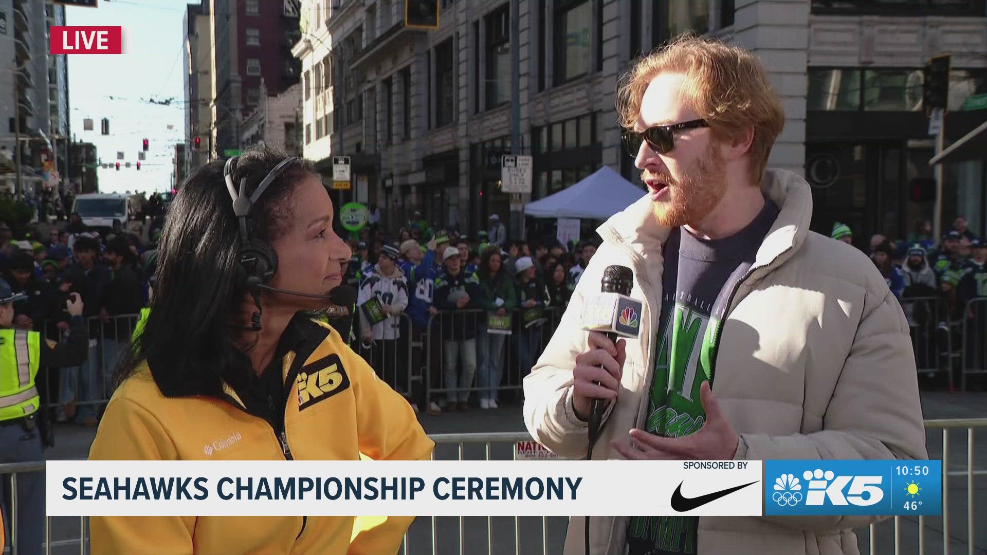 Social media influencer Ben Keenan joins live parade coverage: Seattle ...