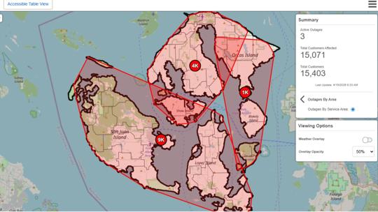 Power restored to thousands after fallen line cause system-wide outage ...
