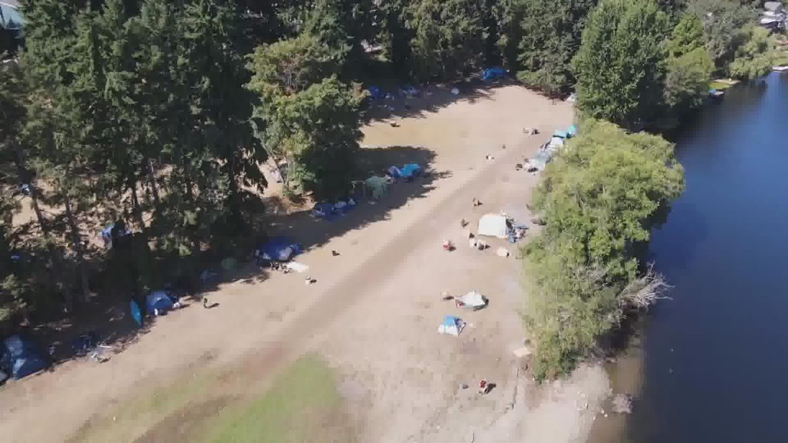 Controversial homeless camp near Seattle school to be cleared | king5.com