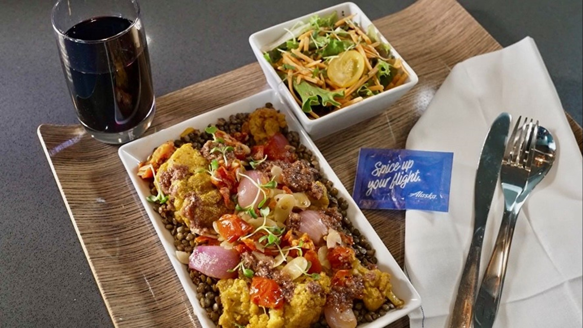 Alaska Airlines new food and wine menu keeps travel fresh | king5.com