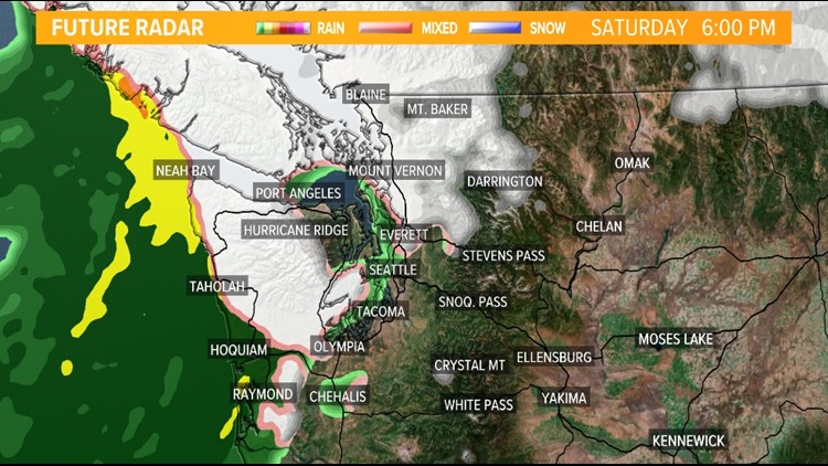 Accumulating snow expected in Seattle, Everett this weekend | king5.com