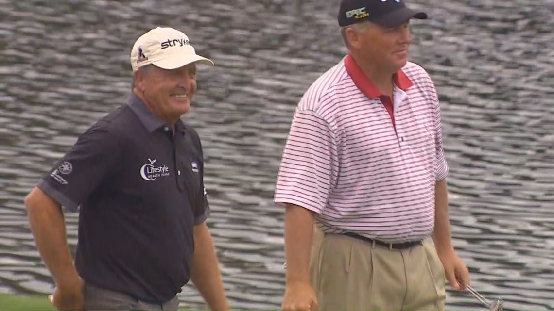 Fred Funk shoots 64, leads Couples by 1 at Boeing Classic | king5.com