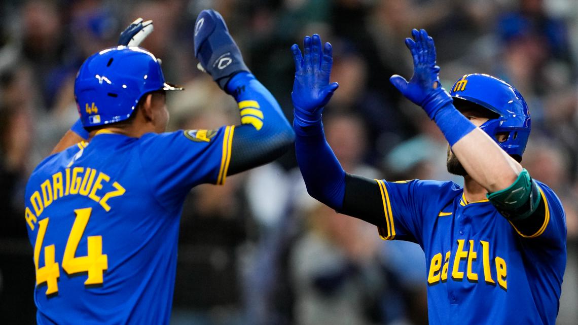 Haniger hits grand slam in Mariners' 6-1 win. Diamondbacks ace Gallen ...