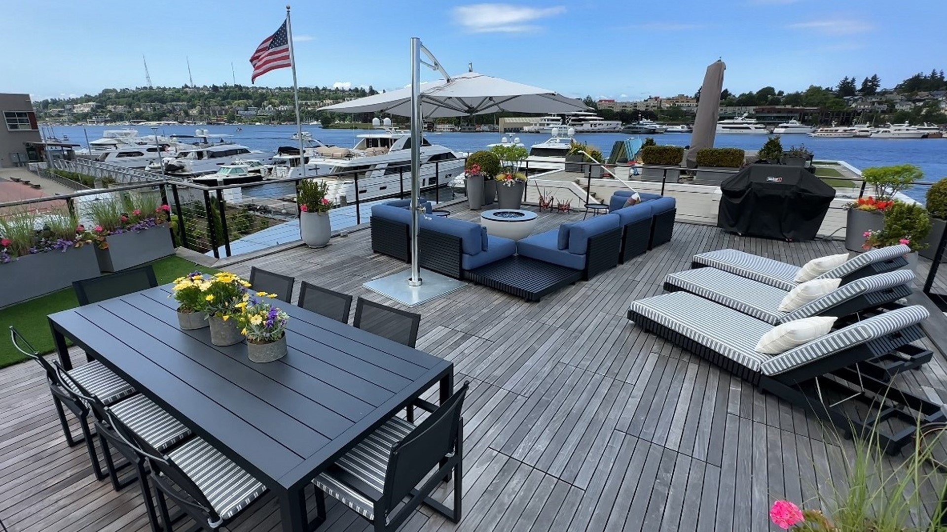 A floating fantasy hits the market on the shores of South Lake Union ...
