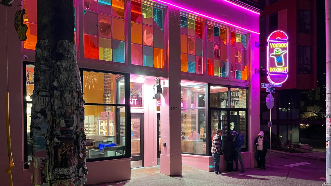 Voodoo Doughnut's first Seattle location opens Tuesday | king5.com