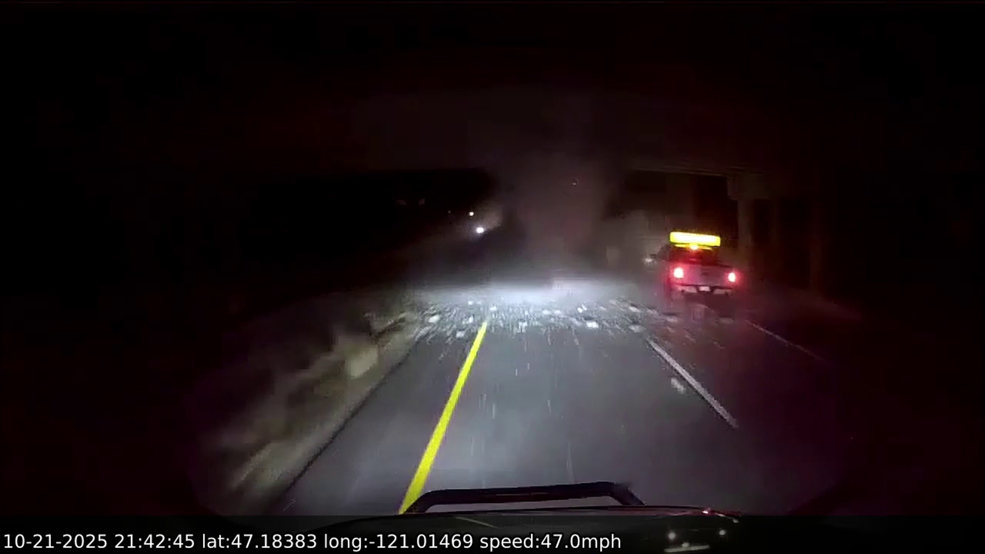 Watch: New video shows moment oversized load strikes I-90 overpass ...