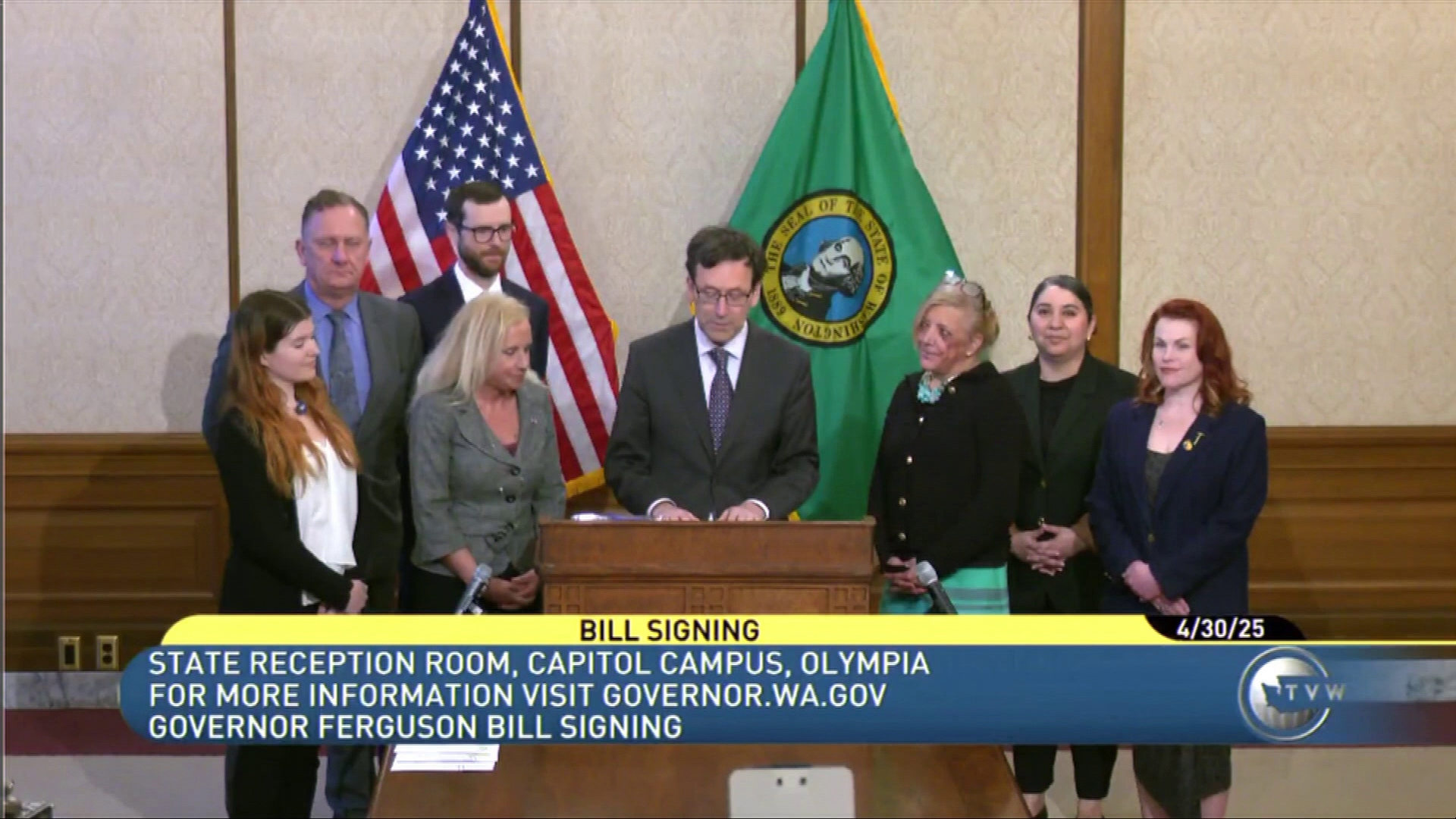 Gov. Ferguson signed nearly 30 bills this week. Here's how they change the law | king5.com