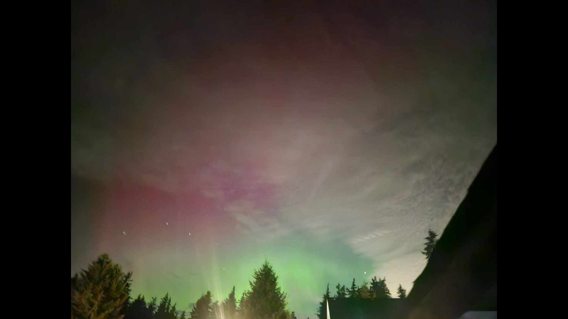 Northern lights shine over Washington Monday night | king5.com