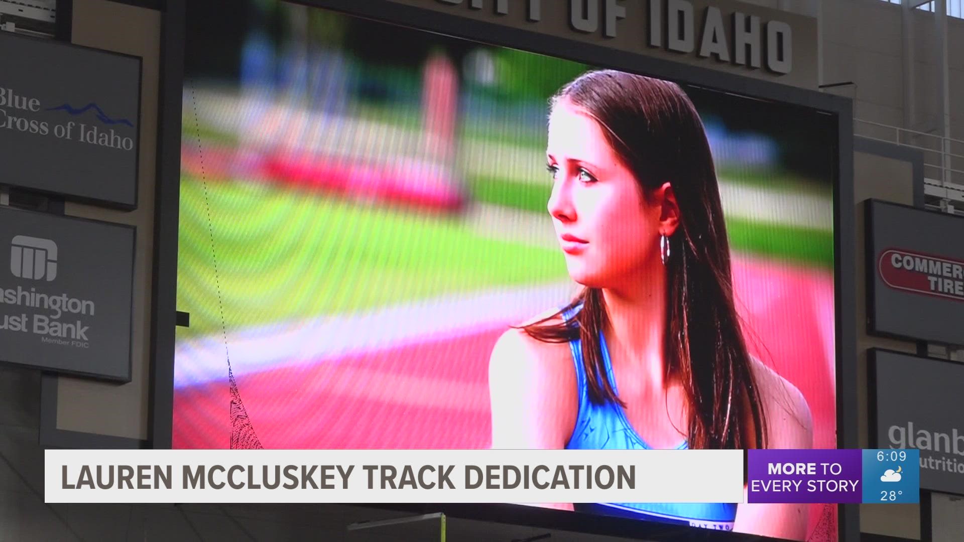 University of Idaho names track after Lauren McCluskey | king5.com