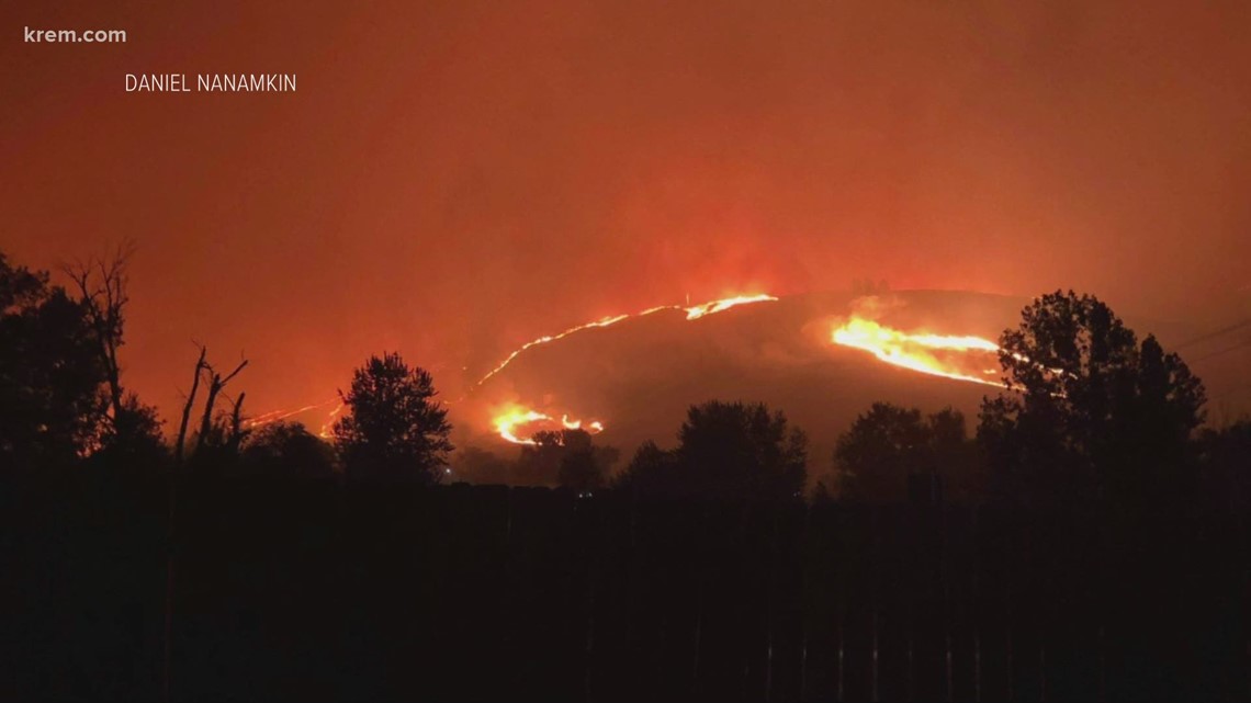 Chuweah Ceek Fire near Nespelem in Okanogan County grows | king5.com