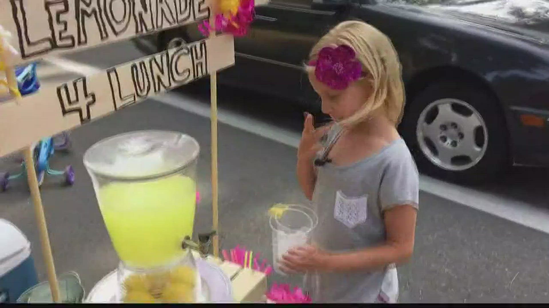 Little girl's lemonade stand hopes to help tackle $23k of CDA student ...