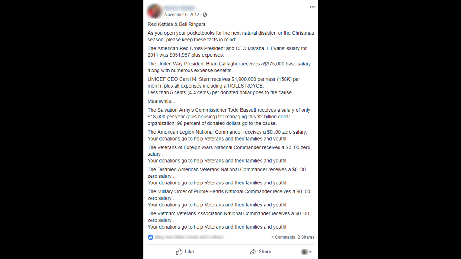 VERIFY: No, the Red Cross doesn't spend millions on their CEO. | king5.com