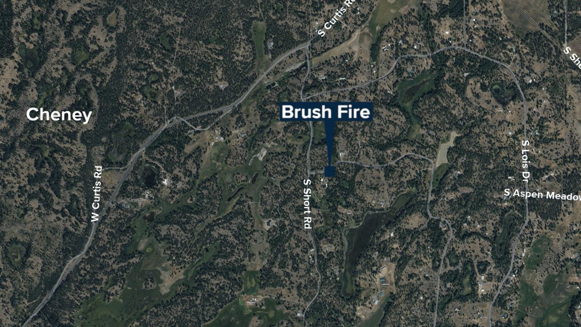 Evacuation orders issued for brush fire in Cheney | king5.com