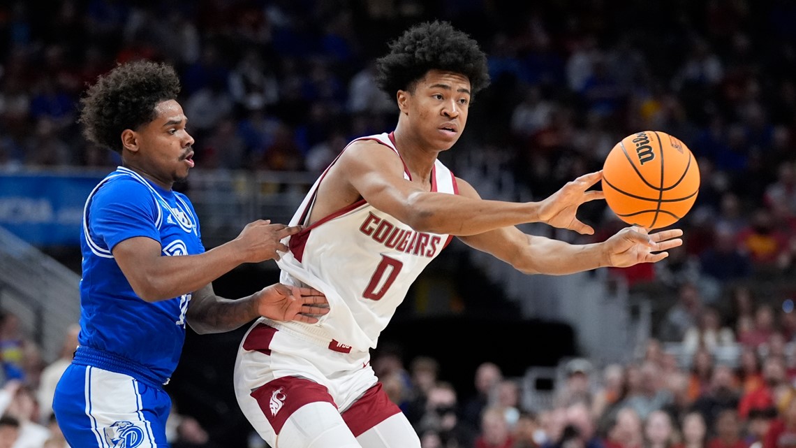 Former WSU small forward Jaylen Wells is staying in the NBA Draft ...