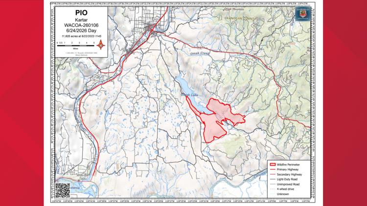 Evacuations lifted for Kartar Fire near Omak Lake as crews mop up ...