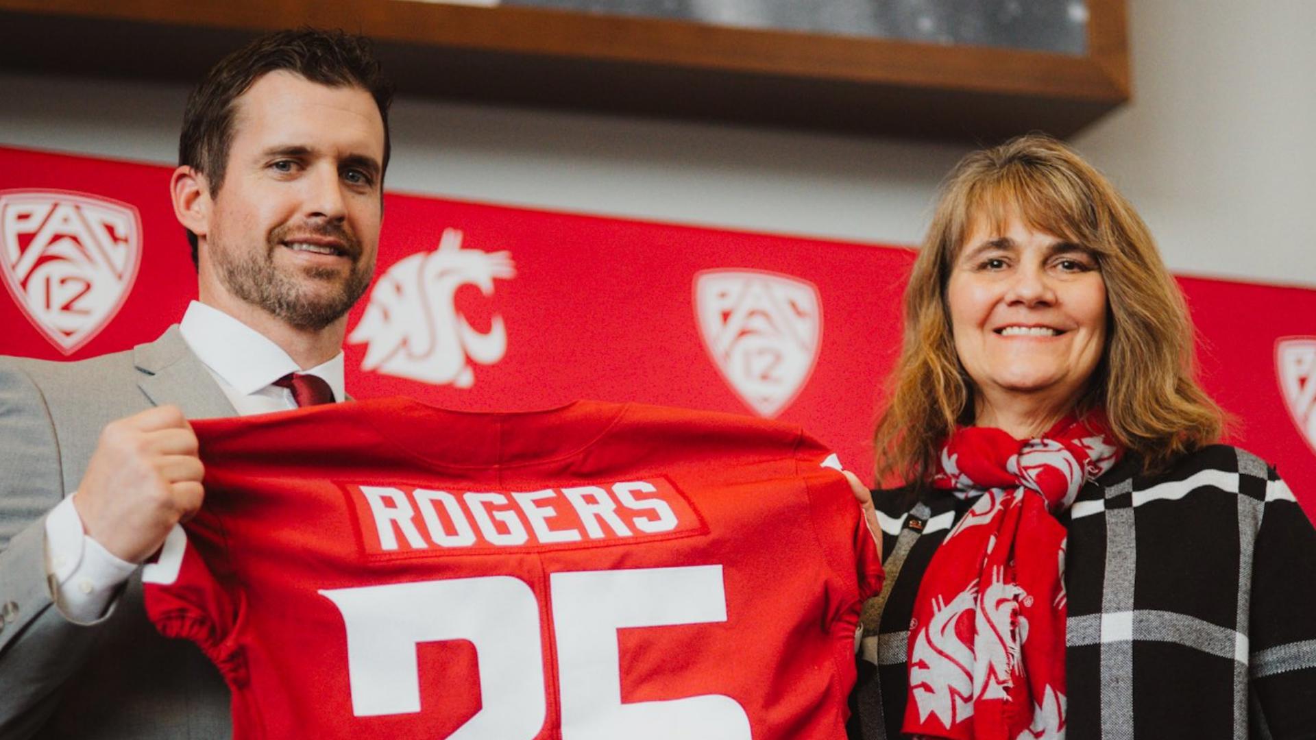 WSU officially introduces Jimmy Rogers as 35th head football coach ...