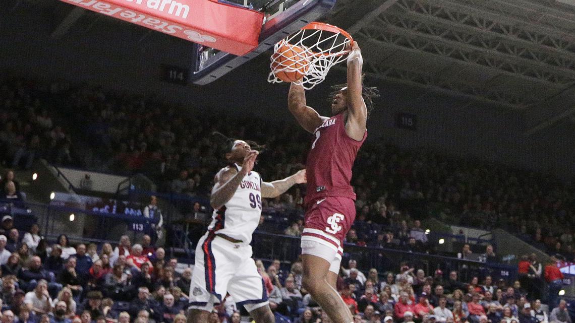 Santa Clara upsets No. 16 Gonzaga, 103-99 | king5.com