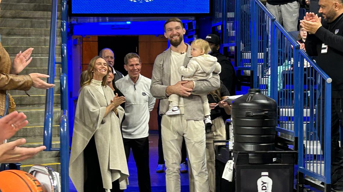Domantas Sabonis becomes 7th Zag to have jersey honored by school ...