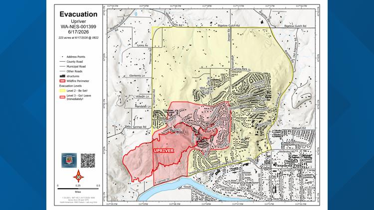 Level 3 evacuations expanded for wildfire burning near Beacon Hill in ...