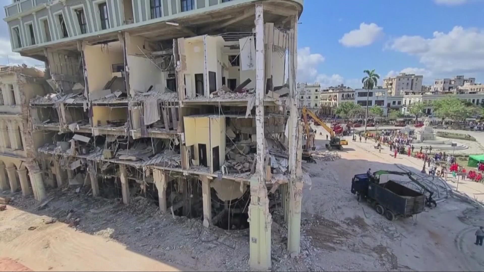 Deadly explosion at Cuba hotel, at least 30 killed | king5.com