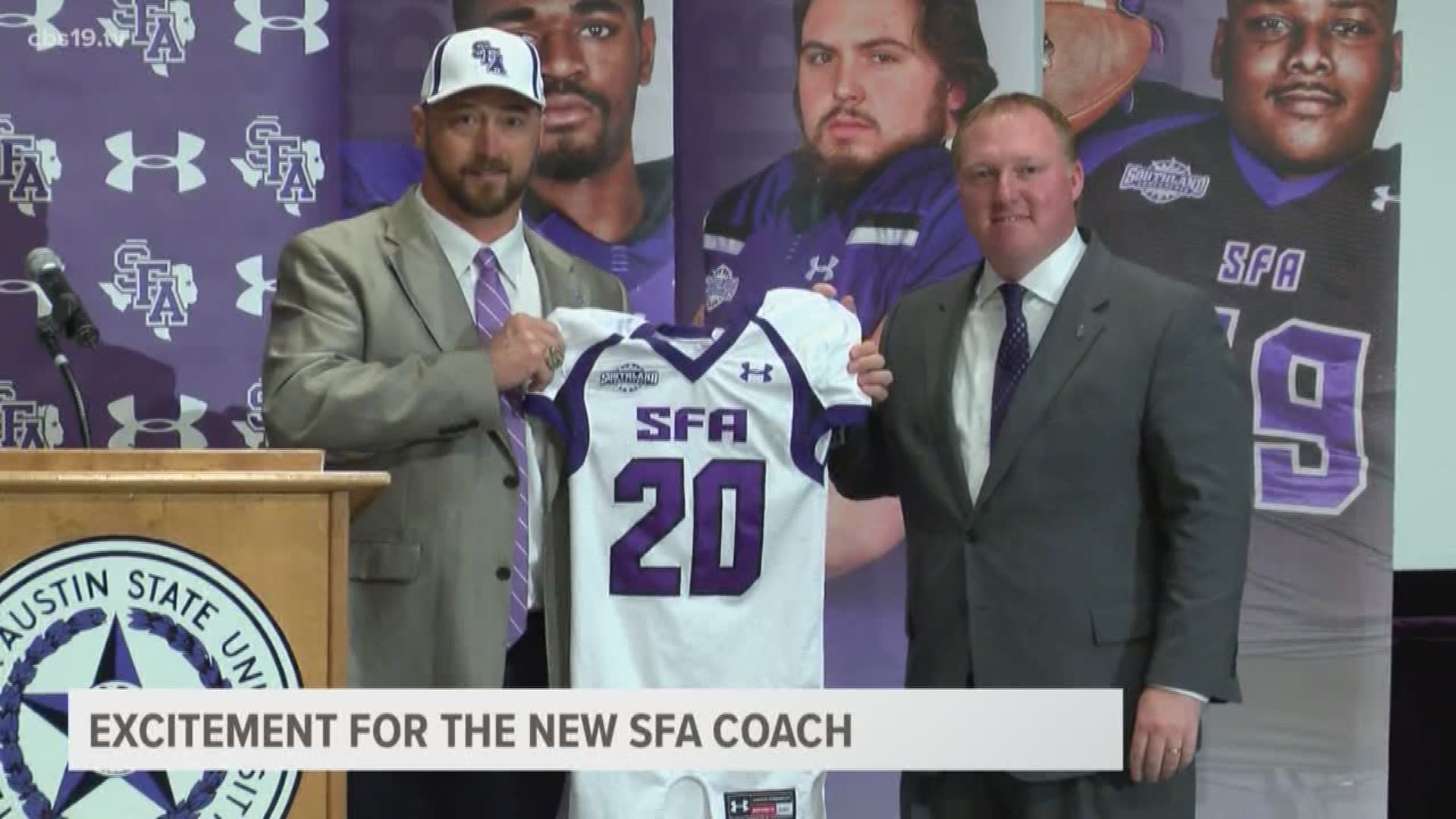 SFA introduces Colby Carthel as its new head coach | king5.com