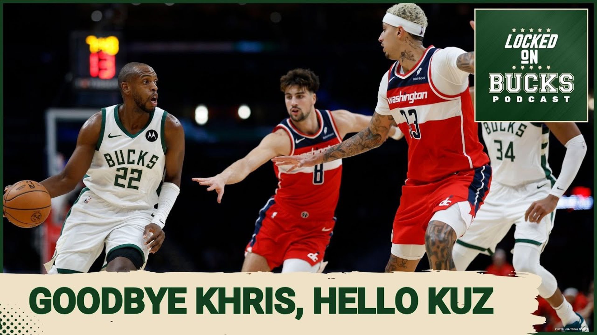 End of an era: Milwaukee Bucks trade Khris Middleton for Kyle Kuzma | king5.com
