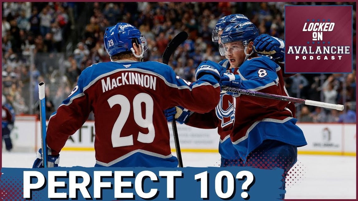 Avalanche Looking to Make It 10 Straight Win in Matchup With Sharks ...