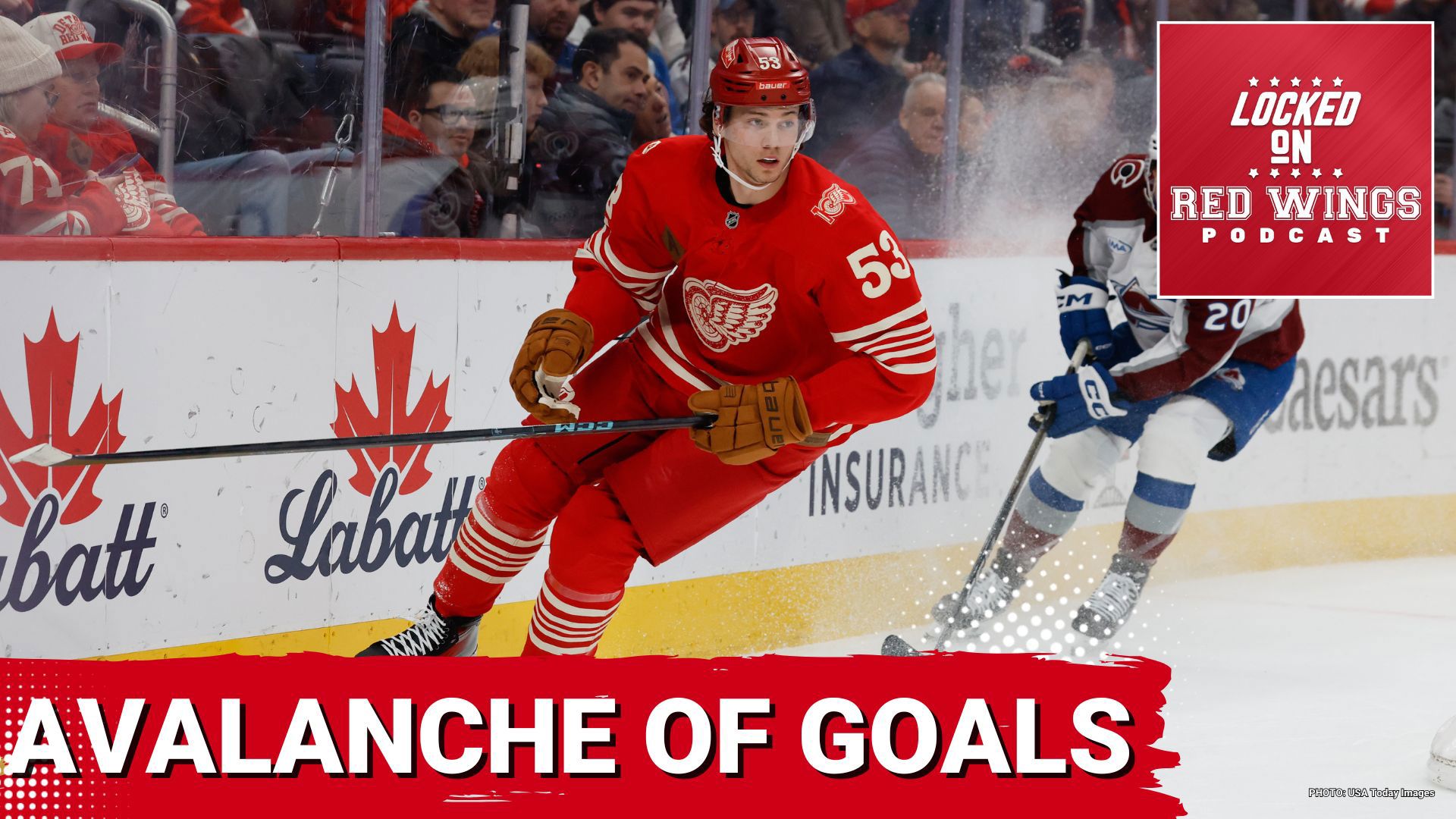 Red Wings face an AVALANCHE of goals, as Detroit is shutout against ...