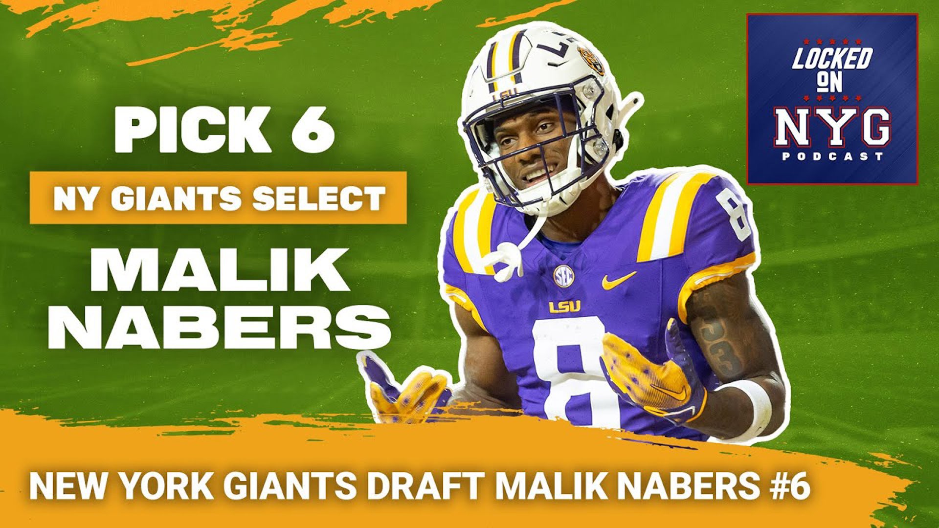 New York Giants Pick Malik Nabers | 2024 NFL Draft Coverage | king5.com