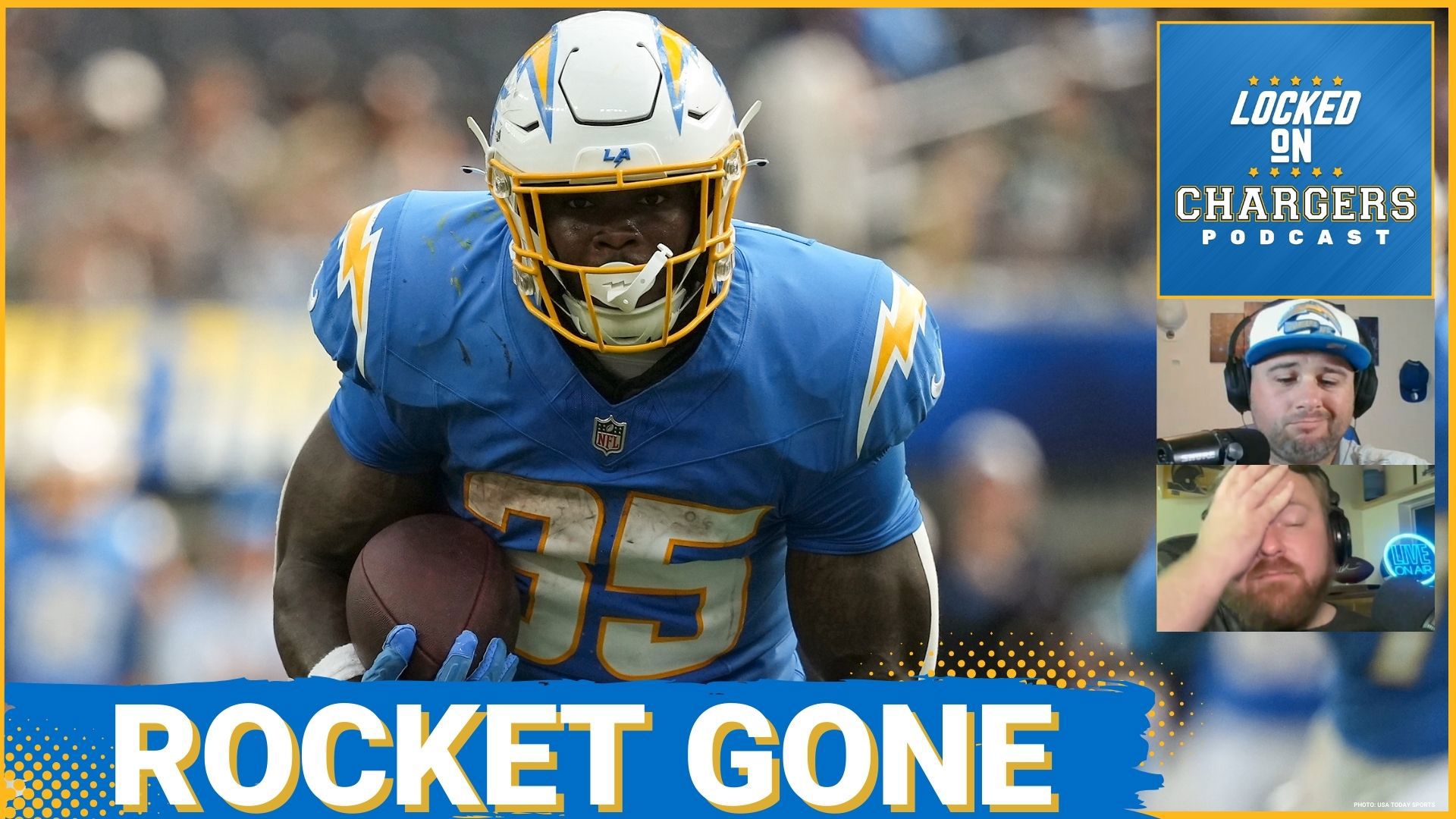 Rocket Sanders CLAIMED By Browns as Chargers Roster Plan Backfires ...