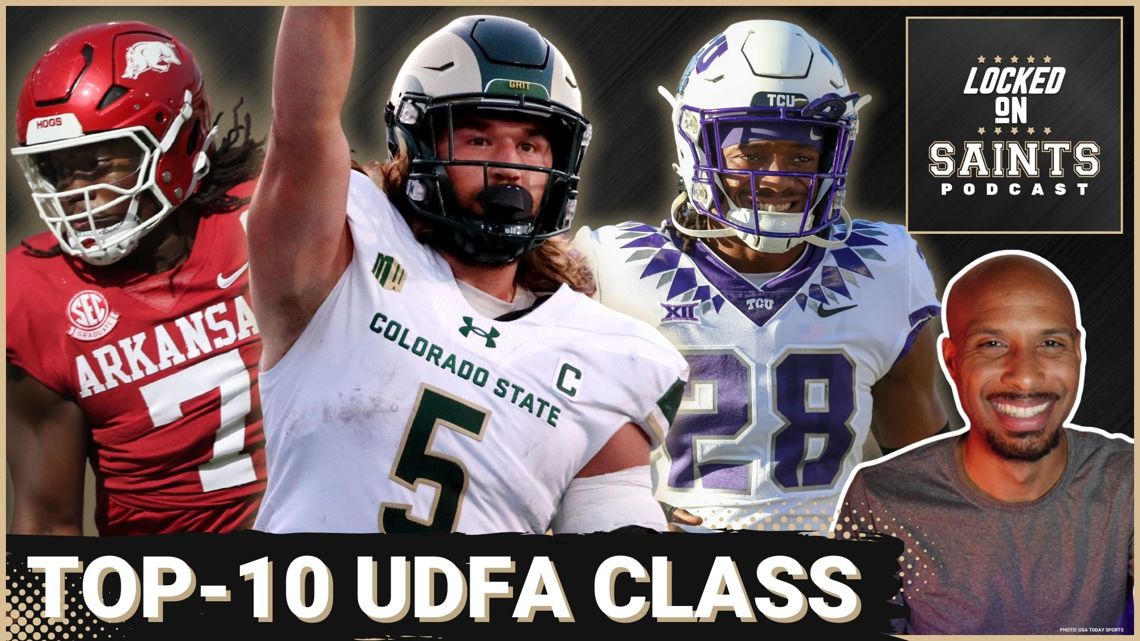 New Orleans Saints UDFA Class Ranks Top-10, Dallin Holker, Mason Tipton ...