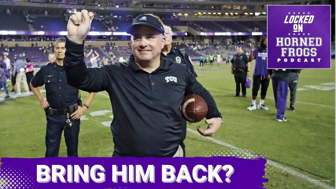 Gary Patterson is going into the TCU Hall of Fame. TCU should bring him ...