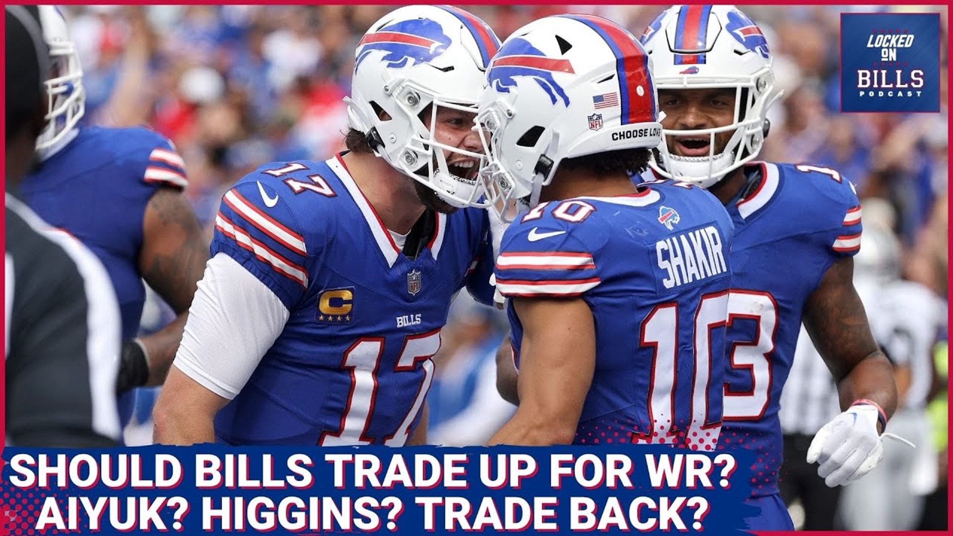 Should Buffalo Bills trade up for WR in 2024 NFL Draft? Brandon Aiyuk ...